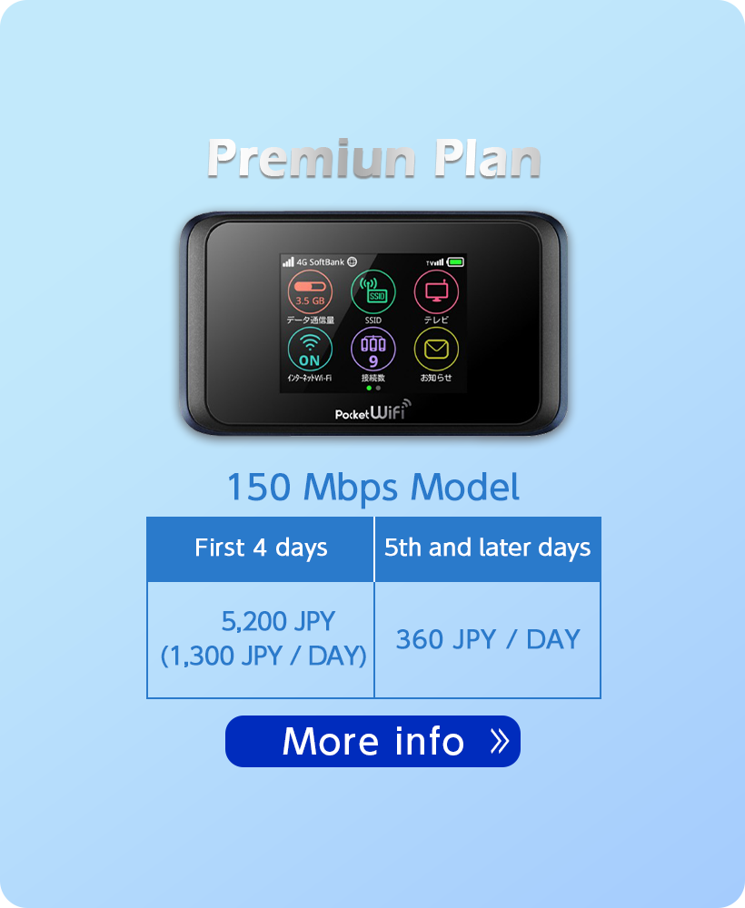 Pocket WiFi Rental in Japan | GAC
